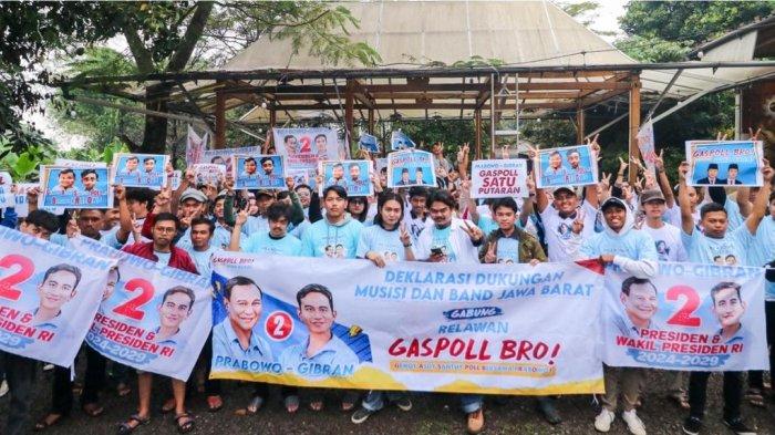 Gabung 'Gaspoll Bro!', Ratusan Musisi dan Band Jabar Dukung Prabowo-Gibran - Tribunjabar.id