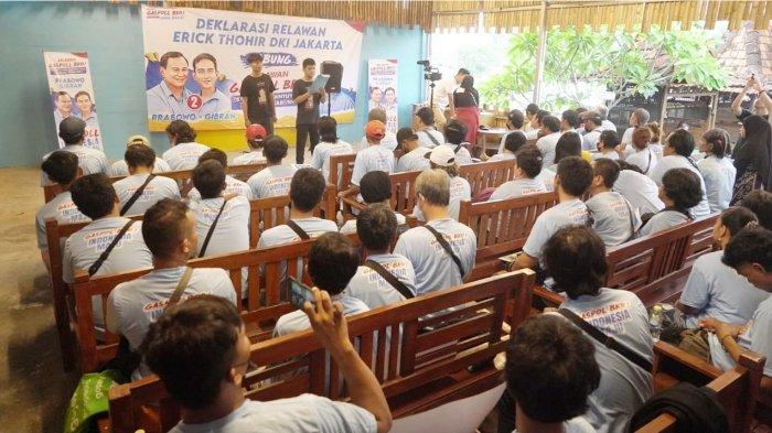 Gabung Gaspoll Bro, Relawan Erick Thohir DKI Jakarta Solid Dukung Prabowo-Gibran - Tribunjabar.id
