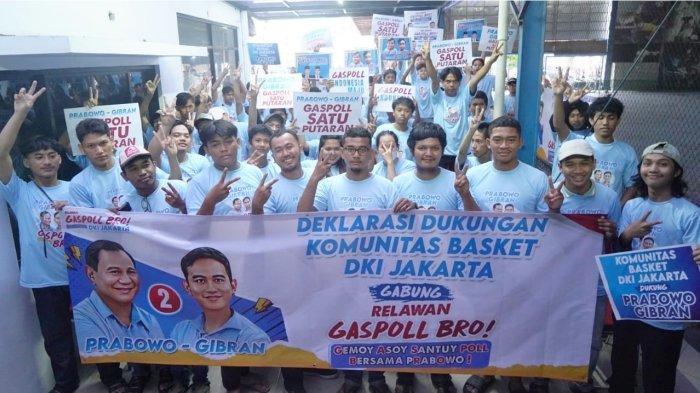 Gabung Relawan Gaspoll Bro, Komunitas Basket Jakarta Komitmen Dukung Prabowo-Gibran - Tribunjabar.id