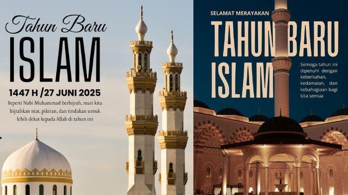 50 Gambar Menarik Tahun Baru Islam 2025 1 Muharam 1447 H, Gratis Download untuk Ucapan di IG dan ...