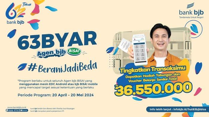 bank bjb Merayakan Ulang Tahun ke-63 dengan Program Gebyar Agen bjb ...