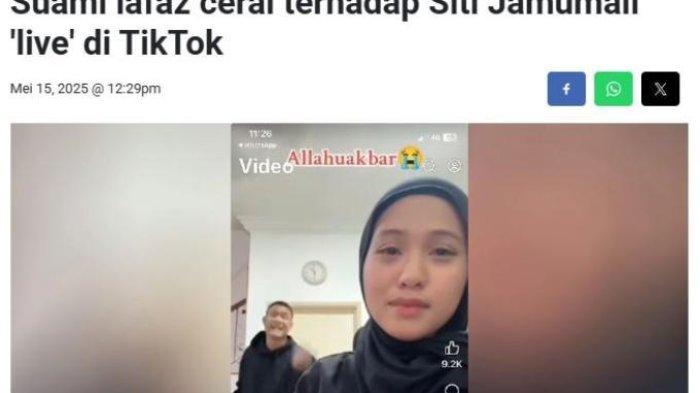 Berita Siti Jamumall Terbaru Hari Ini - Tribunjabar.id