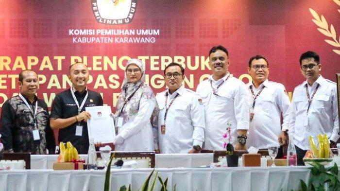 Aep-Maslani Ditetapkan Jadi Bupati-Wakil Bupati Terpilih Karawang, DRPD Langsung Rapat Paripurna ...