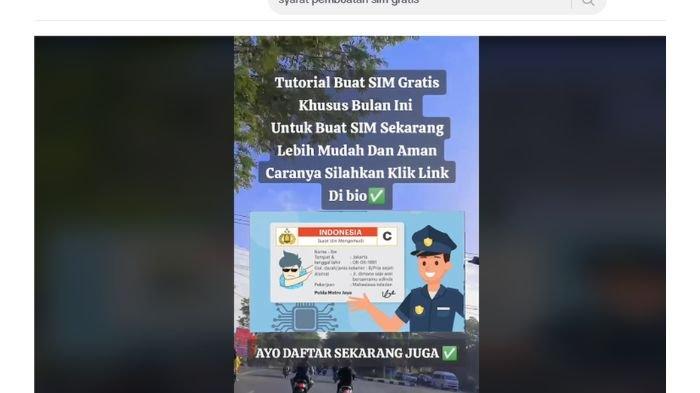 Viral Kabar Biaya Pembuatan dan Perpanjangan SIM Gratis Khusus Bulan ...