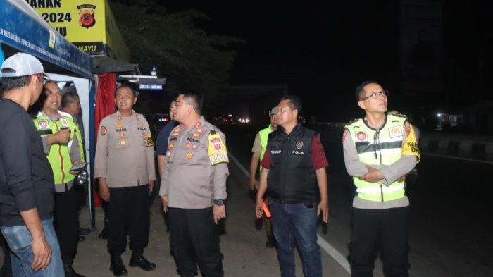 Kapolres Indramayu Monitoring Arus Mudik Lebaran di Jalur Arteri Pantura - Tribunjabar.id