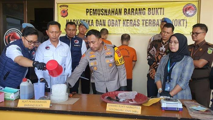 Polres Majalengka Sisihkan 6 Gram dari Sabu-sabu 1 Kilogram yang Dimusnahkan, untuk Hal Ini ...