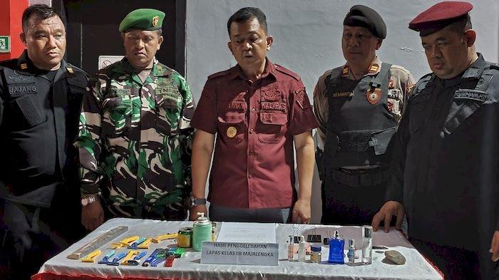 Petugas Razia Kamar Warga Binaan Lapas Kelas IIB Majalengka, Sita Korek ...