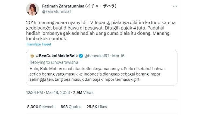 Viral Kisah WNI Menang Lomba Nyanyi di Jepang, Tapi Pialanya Kena Pajak Rp 4 Juta dari Bea Cukai ...