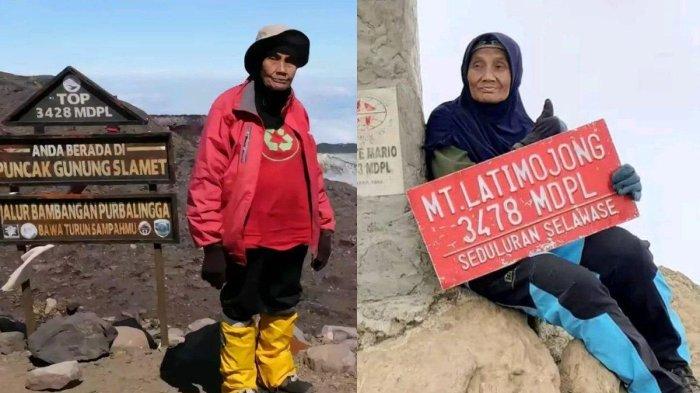 Kisah Wahyuni, Pendaki Gunung Wanita Tertua Bercita-cita Mendaki 7 Puncak Tertinggi di Indonesia ...