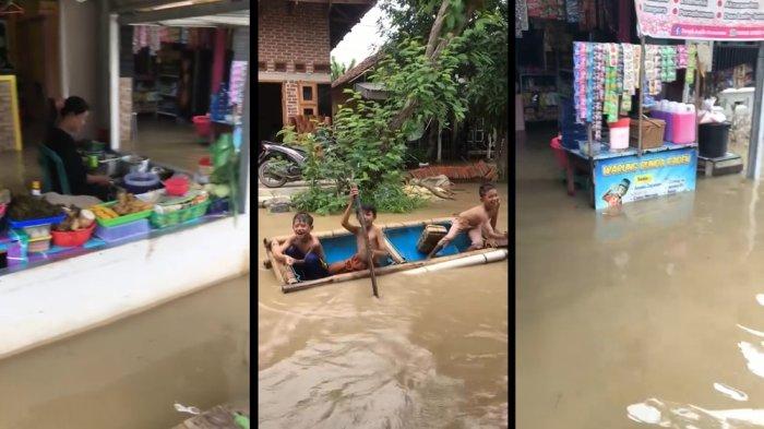 450 Rumah di 2 Desa Terdampak Banjir Luapan Sungai Cimanuk di Indramayu, Jalan Terendam ...