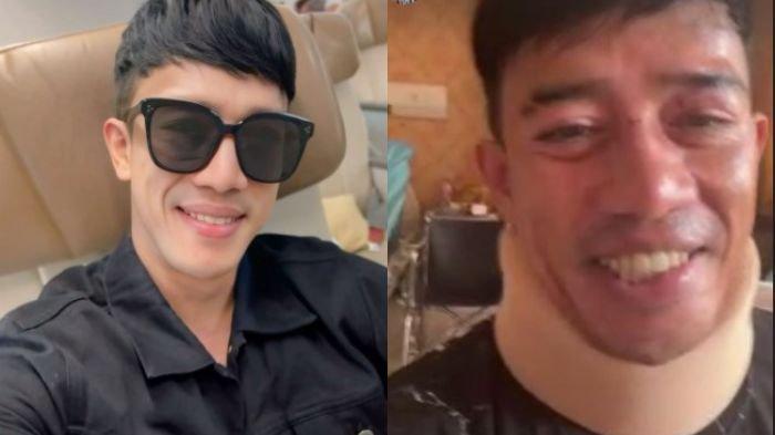 Ruri Repvblik Pakai Penyangga Leher setelah Kecelakaan di Ciamis, Video Call Bareng Anak dan ...