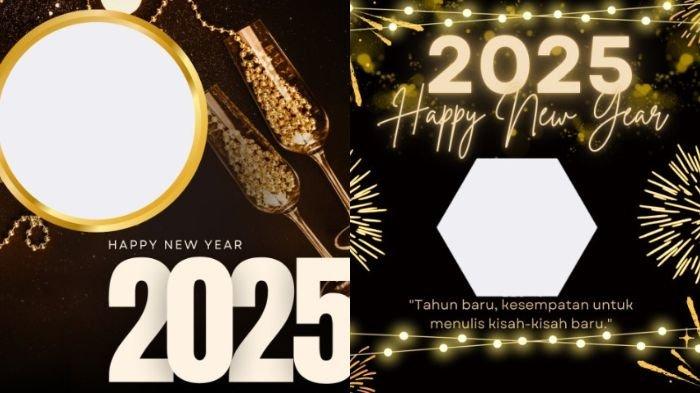 40 LINK Twibbon Tahun Baru 2025 Gratis & Menarik, Lengkap Cara Menggunakan, Bagikan ke IG hingga ...