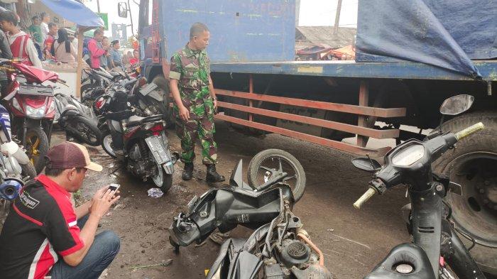BARU Saja Kecelakaan di Jalur Maut Gekbrong Cianjur, Truk Fuso Alami Rem Blong, Tabrak 15 Motor ...