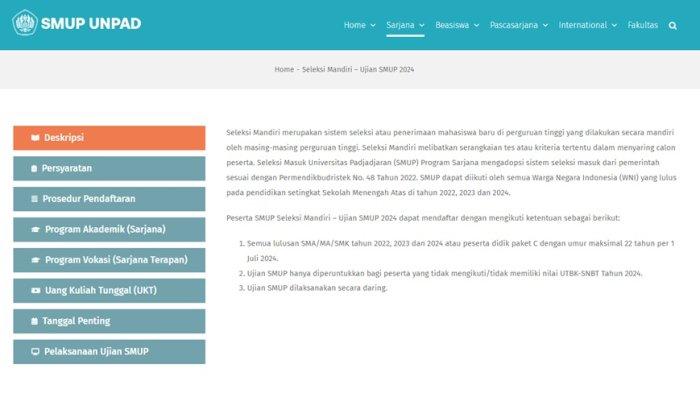 Sebanyak 4.194 Peserta Diterima Seleksi Mandiri 2024 Unpad untuk Tiga ...