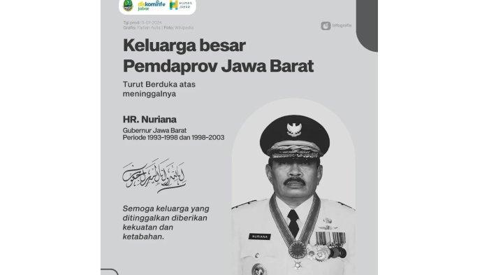 BREAKING NEWS: Mantan Gubernur Jabar HR Nuriana Meninggal Dunia di ...