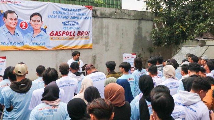 Musisi Jabar ‘Gaspoll Bro!’ Menangkan Prabowo-Gibran Satu Putaran di Pilpres 2024 - Tribunjabar.id