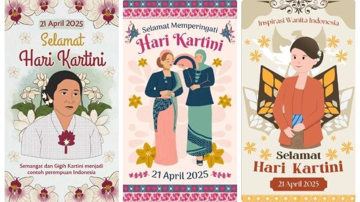 50 Poster Hari Kartini 2025 Terbaru dan Menarik, Gratis Tinggal Download untuk Ucapan di Medsos ...