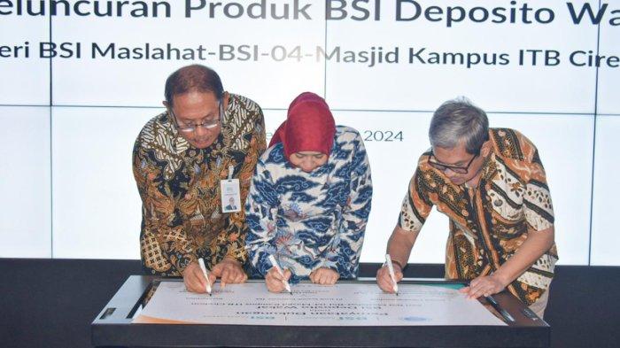 BSI & ITB Luncurkan BSI Deposito Wakaf untuk Masjid di Cirebon - Tribunjabar.id