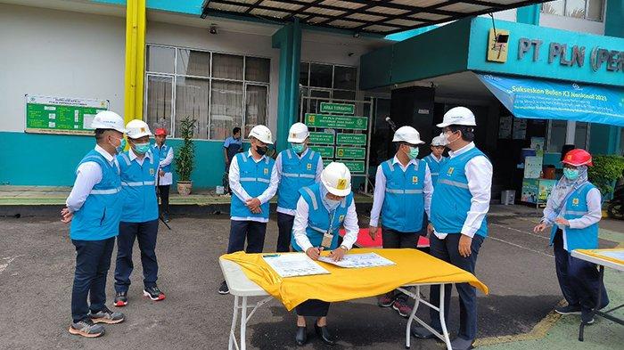 PT PLN Persero UP3 Cimahi Perkuat Aspek Keselamatan Kerja - Tribunjabar.id