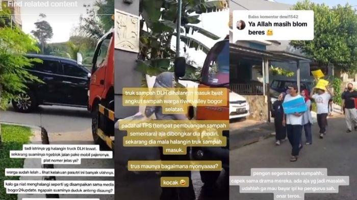 Viral Aksi Pasutri di Bogor Adang Truk Sampah, Gara-gara Gagal Jadi Ketua RT, Kini Didemo Warga ...