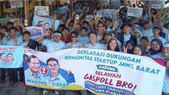 Pelaku Startup Gabung Gaspoll Bro Incar Kemenangan Total Prabowo-Gibran di Jabar - Tribunjabar.id