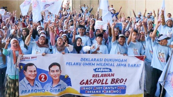 Pelaku UMKM Milenial Gaspoll Bro Jabar Siap Menangkan Prabowo-Gibran dengan Asta Cita ...
