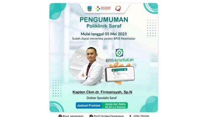 RSUD Pandega Pangandaran Buka Klinik Saraf Lagi, Bisa Layani Pasien ...