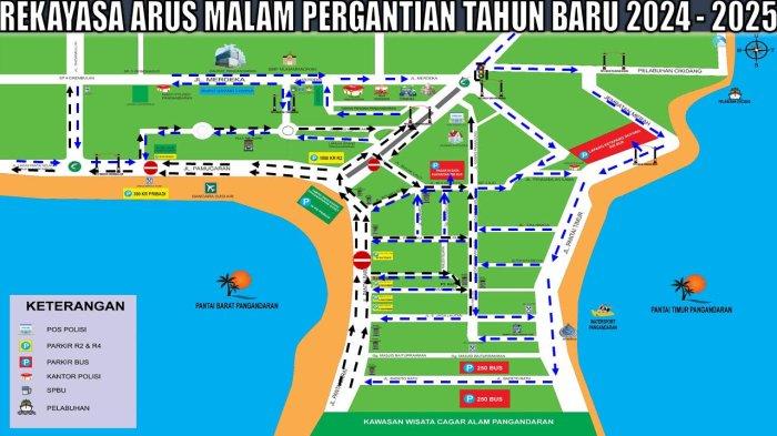 Polres Pangandaran Terapkan Rekayasa Lalu Lintas di Kawasan Wisata pada ...