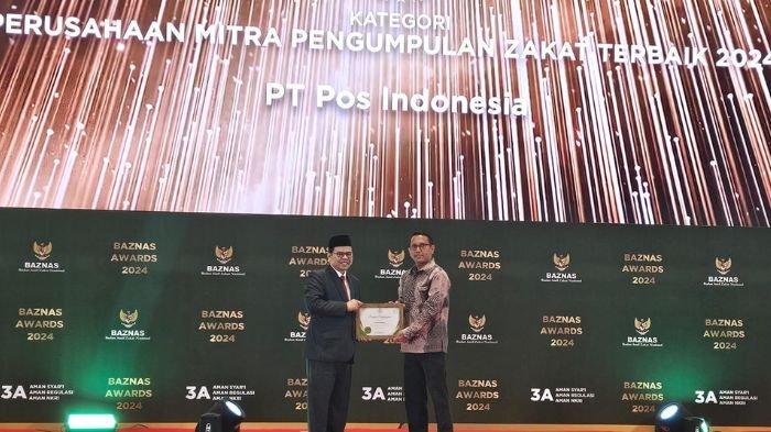 PT Pos Indonesia Berhasil Raih Penghargaan Baznas Award 2024 sebagai Pengumpul Zakat Terbaik ...