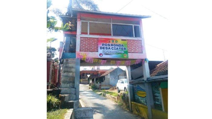 Pos Ronda di Kampung Bebas Narkoba Ciater Difungsikan Jadi Tempat ...