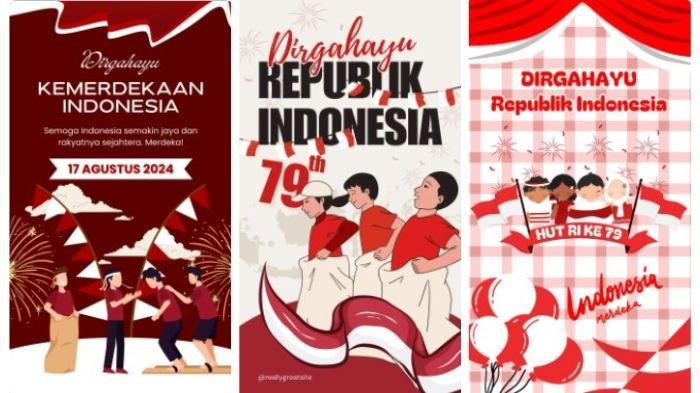 30 Poster HUT ke-79 RI 17 Agustus 2024 Gratis dan Menarik, Download untuk Ucapan di Medsos ...