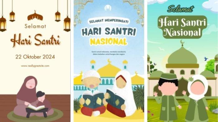 Download 40 Poster Hari Santri 2024 dengan Gambar Menarik, Cocok Jadi ...
