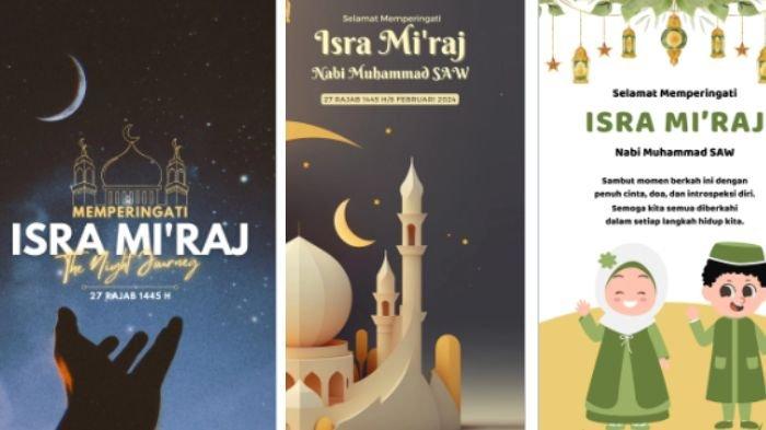 20 Poster Isra Miraj 2025 Menarik dan Gratis Tinggal Download, Jadikan ...