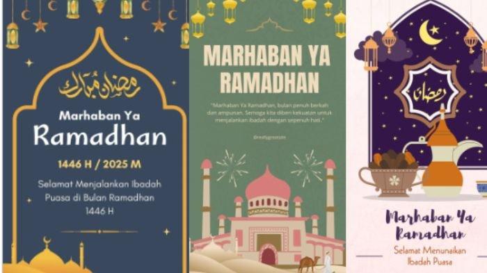 20 Poster Menyambut Ramadhan 2025, Gratis Tinggal Download, Kirim ke Grup Keluarga hingga Teman ...