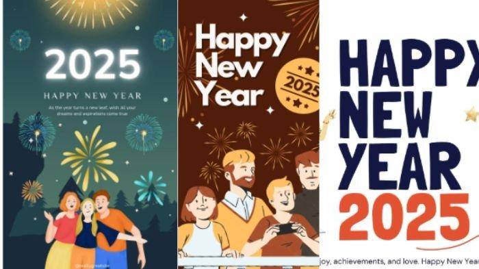 Berita poster Selamat Tahun Baru 2025 Terbaru Hari Ini - Tribunjabar.id