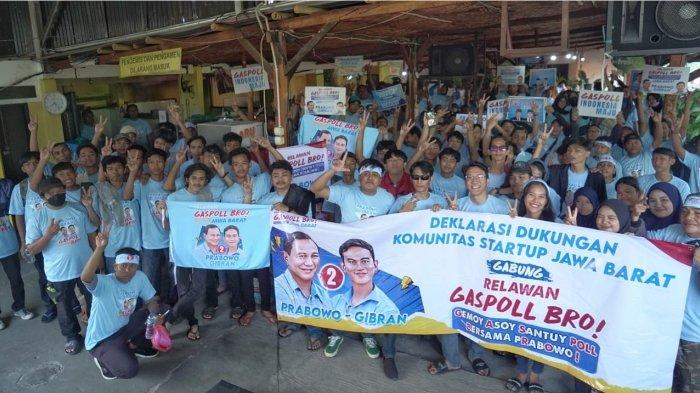 Ratusan Pelaku Startup Gabung Gaspoll Bro Jabar Siap Dukung dan Menangkan Prabowo-Gibran ...