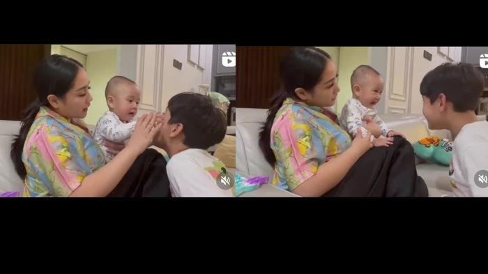 Momen Manis Rafathar Hibur Rayyanza, Cipung Sampai Tak Bisa Berhenti Tertawa, Nagita Slavina ...