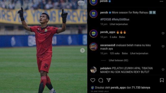 Persib Bandung Perpanjang Kontrak Reky Rahayu, Bobotoh Pertanyakan Hasil Evaluasi dan ...