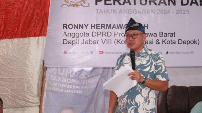 Ronny Hermawan, Aggota DPRD Jabar Sebut Masyarakat Harus Tahu Perda ...