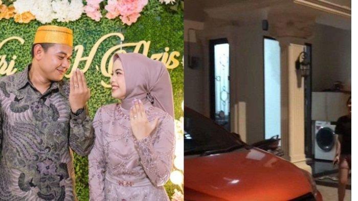 Penampakan Rumah Mewah Tiga Lantai Putri Isnari Pedangdut yang Dilamar dengan Uang Panai Rp 2 M ...