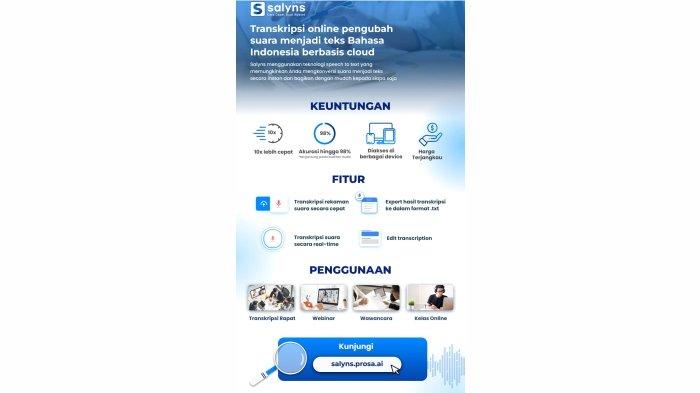 Salyns, Voice To Text: Bantu Bisnis Menghemat Waktu Dan Tenaga ...