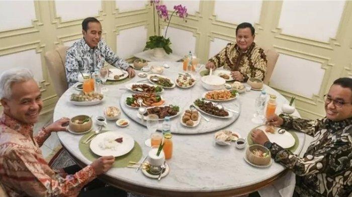 Santai dan Merangkul Capres Lain, Prabowo Tuai Pujian - Tribunjabar.id