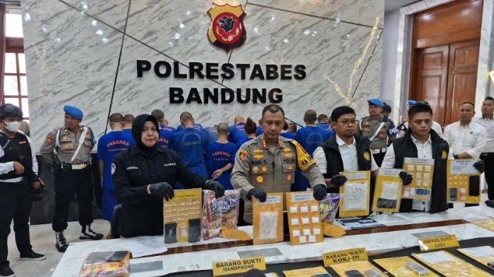 Satresnarkoba Polrestabes Bandung Ungkap Peredaran Narkoba di Lapas dan Jaringan Amerika Serikat ...
