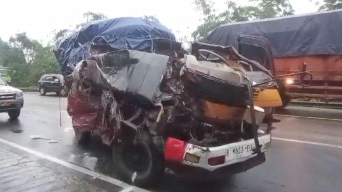 Truk Berisi Satu Keluarga yang Hendak Mudik Tabrak Bus di Gentong Tasikmalaya, Kepala Truk ...