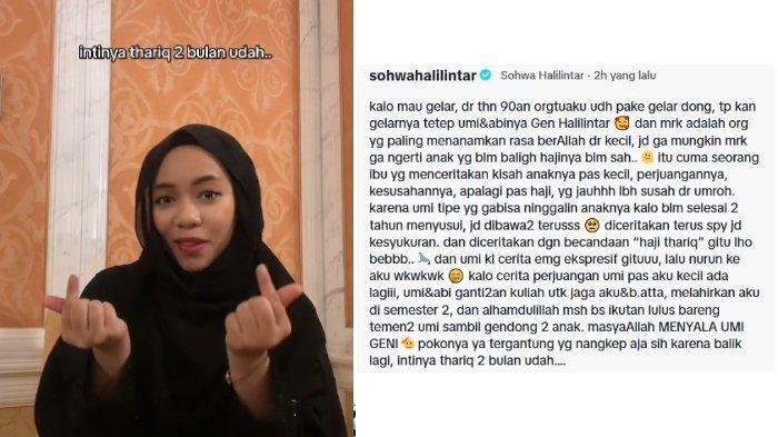 Pembelaan Sohwa Halilintar Soal Ucapan Geni Faruk Viral 'Thariq Haji ...