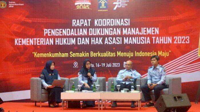 Kanwil Kemenkumham Jabar Hadiri Sosialisasi Penilaian Mandiri SAKIP Program Dukman Semester 1 ...