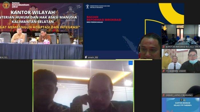 Kemenkumham Jabar Ikuti Sosialisasi Roadmap RB dan Pengembangan Aplikasi e-RB - Tribunjabar.id
