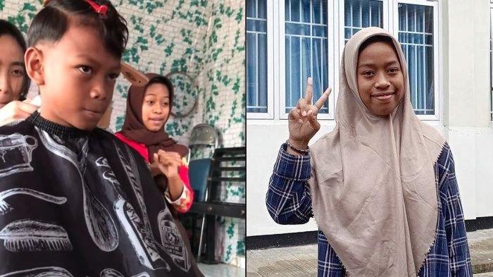 Sosok Amelia Rahma, Gadis yang Viral karena Video "Cukur Kena Mental", Kini Banjir Tawaran ...