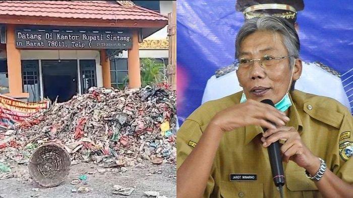Sosok Bupati Sintang Jarot Winarno Viral Dapat Kado Sampah 4 Truk dari ...