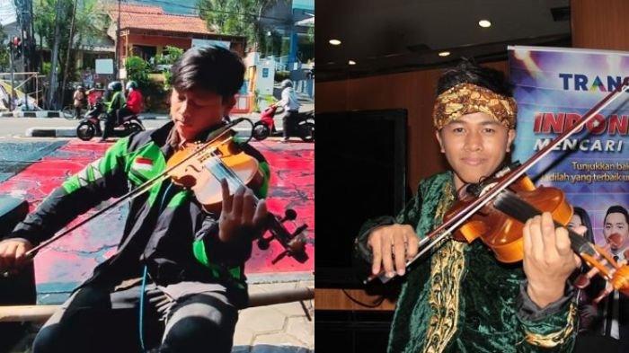 Viral Sosok Rismawanda, Sopir Ojol di Bandung Main Biola di Lampu Merah, Dulu Pernah Juara IMB ...